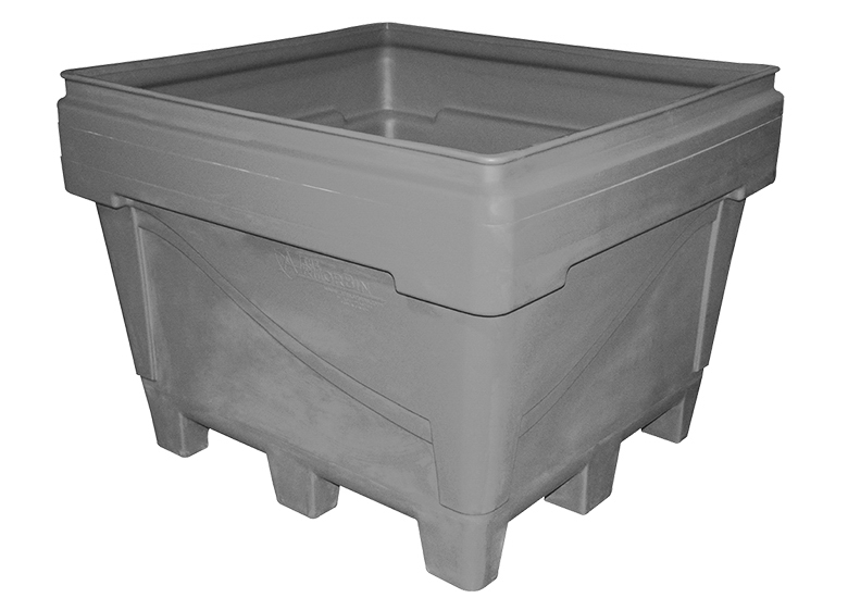 48 x 44 x 39 - Fixed Wall Bulk Container Solid Wall | Reusable ...