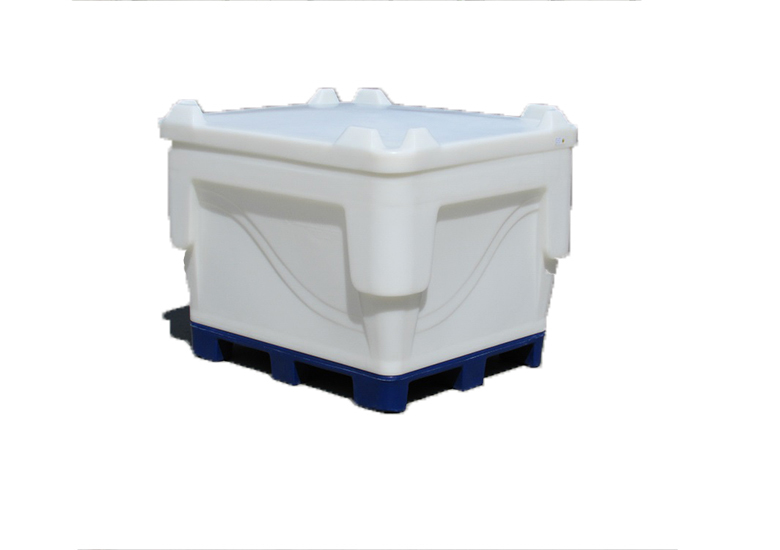 50 x 42 x 45 - Fixed Wall Bulk Container Solid Wall | Reusable Transport Packaging