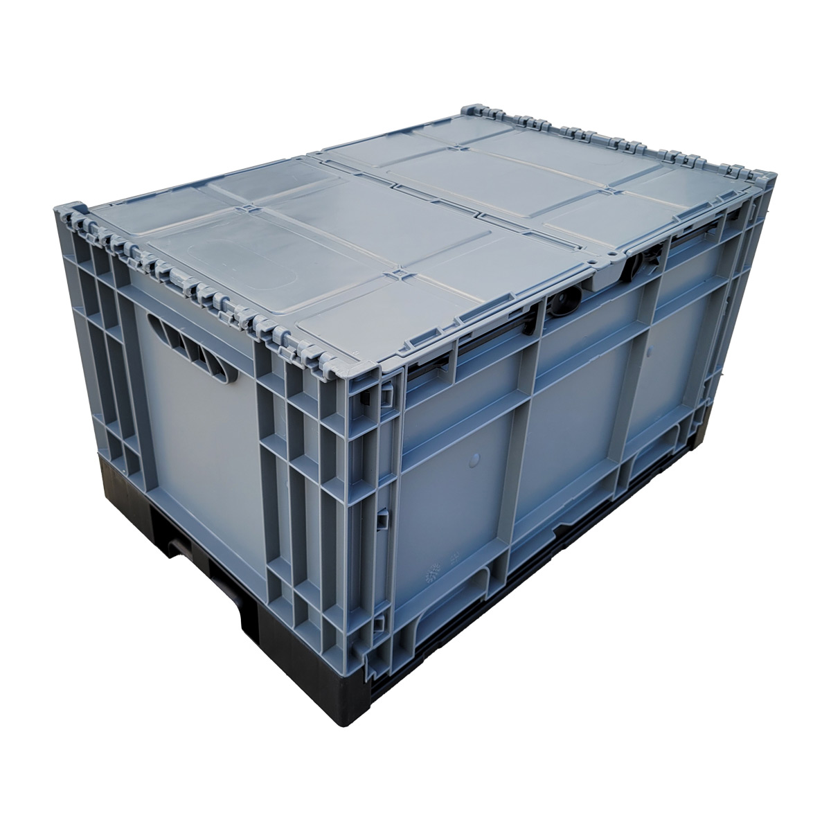 24 x 16 x 14 - Collapsible Handheld Container - Attached Lid