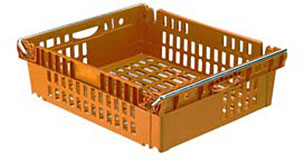 24 x 20 x 07 - Food Handling Bail Arm Container | Reusable Transport ...