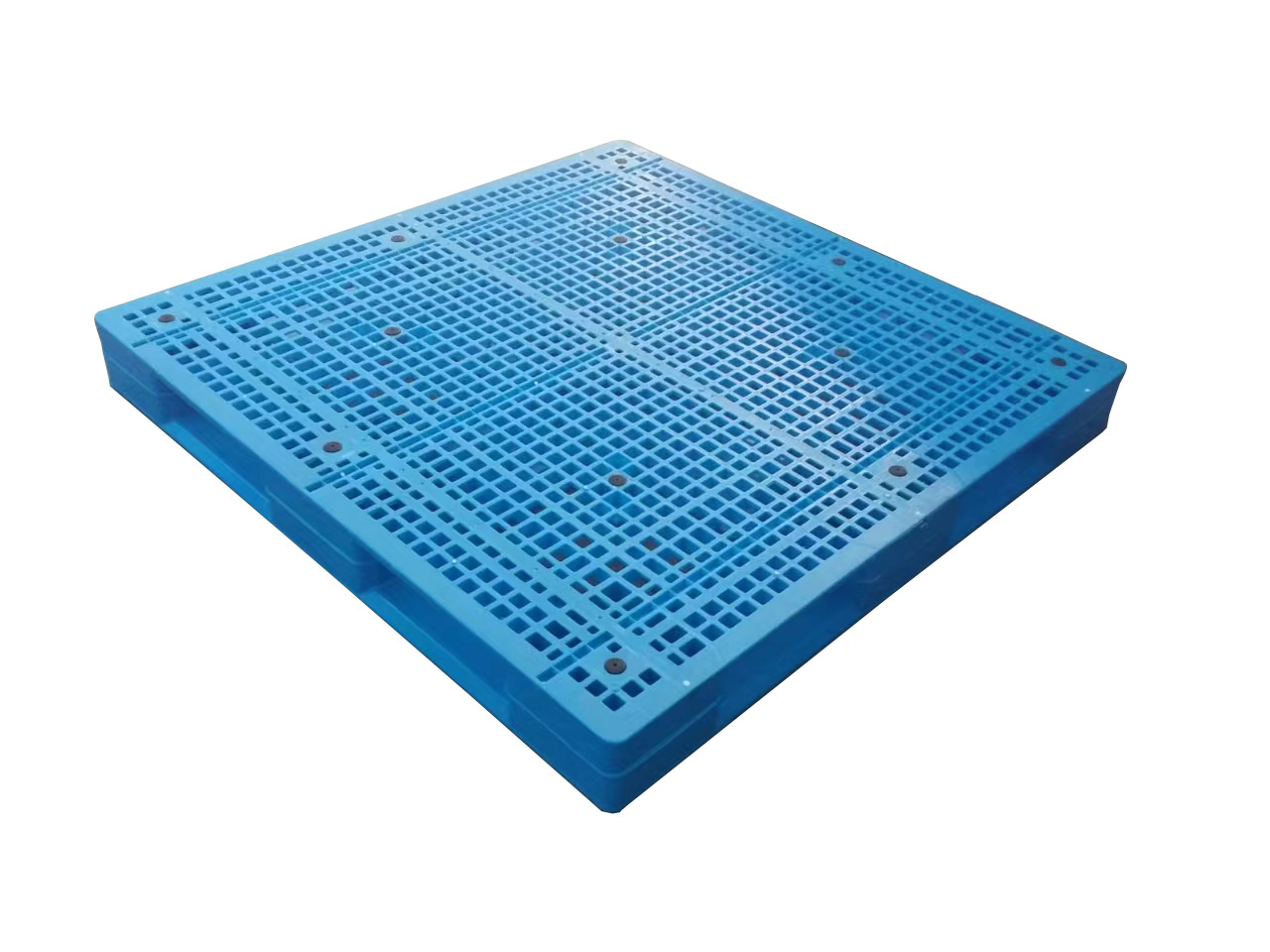 60 x 60 - Rackable Plastic Pallet - Open Deck, Double-Sided