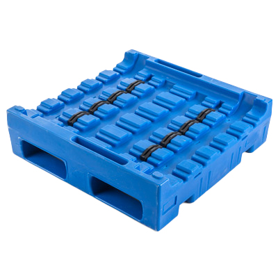 36 x 36 - Plastic Roll Pallet - 5 Cradle, 5 Runners