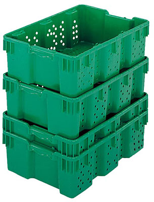 24 x 16 x 07 - Handheld Stack and Nest Shipping Container | Reusable ...