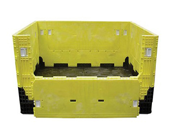 56 x 48 x 34 - Extended Length Collapsible Bulk Container With Drop ...