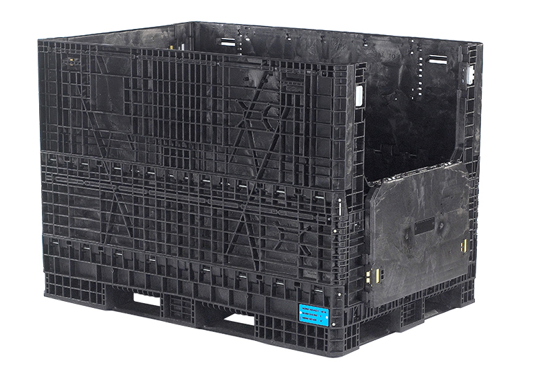 70 x 48 x 50 - Extended Length Collapsible Bulk Container With Drop ...