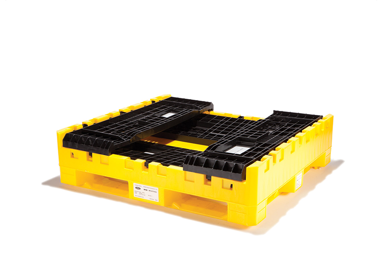 48 x 45 x 25 - Collapsible Bulk Container with Drop Doors | Reusable ...