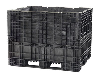 57 x 48 x 44 - Extended Length Collapsible Bulk Container Without Drop ...