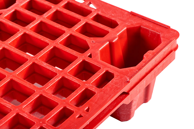 32 x 24 - Nestable Plastic Pallet - Open Deck | Reusable Transport ...