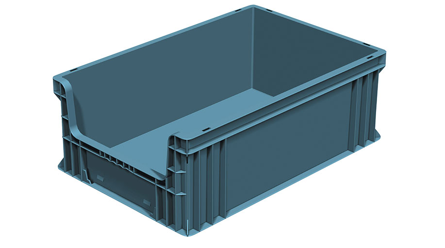 24 x 16 x 07 - Plastic Storage Bin | Reusable Transport Packaging