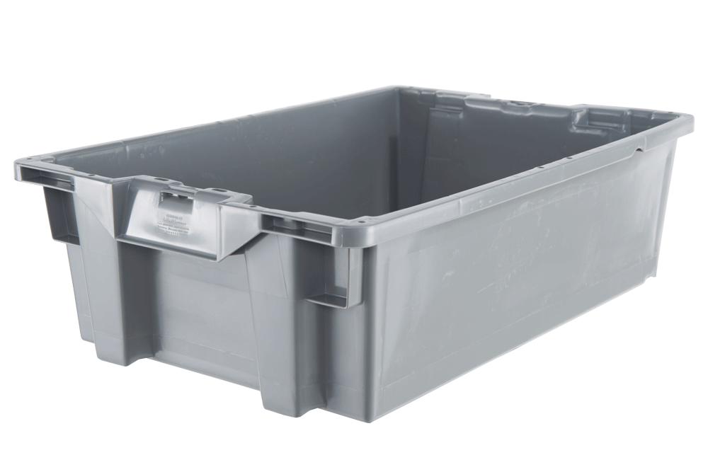 Plastic Stack and Nest Totes In Stock | Reusable Transport Packaging