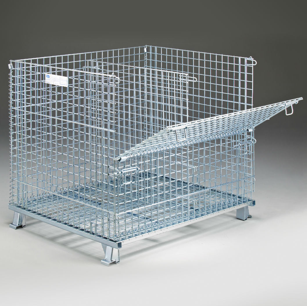 Industrial Wire Bulk Containers In Stock | Reusable Transport Packaging