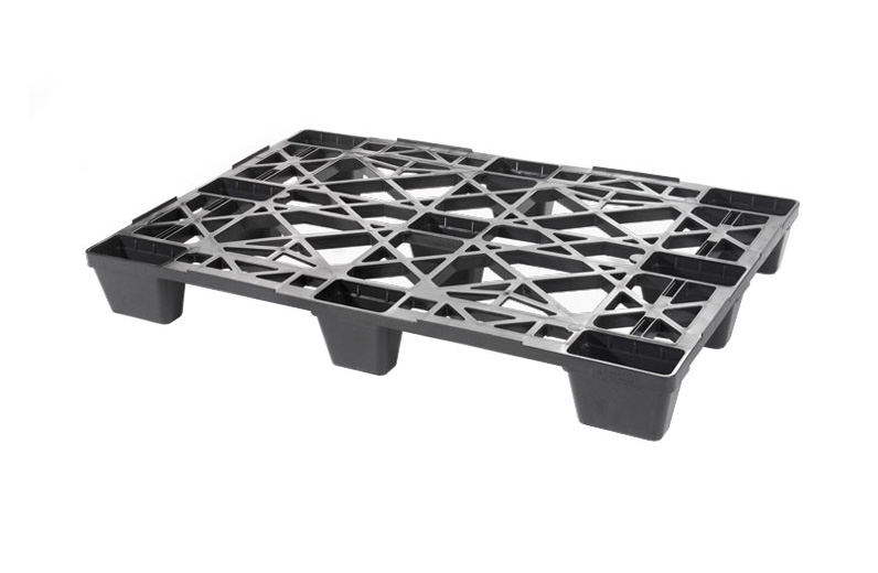 48 x 32 – One Way, Nestable Plastic Pallets – Open Deck, 9 Feet