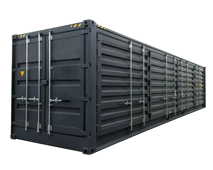 40' Side Door High Cube Shipping Container | Reusable Transport Packaging