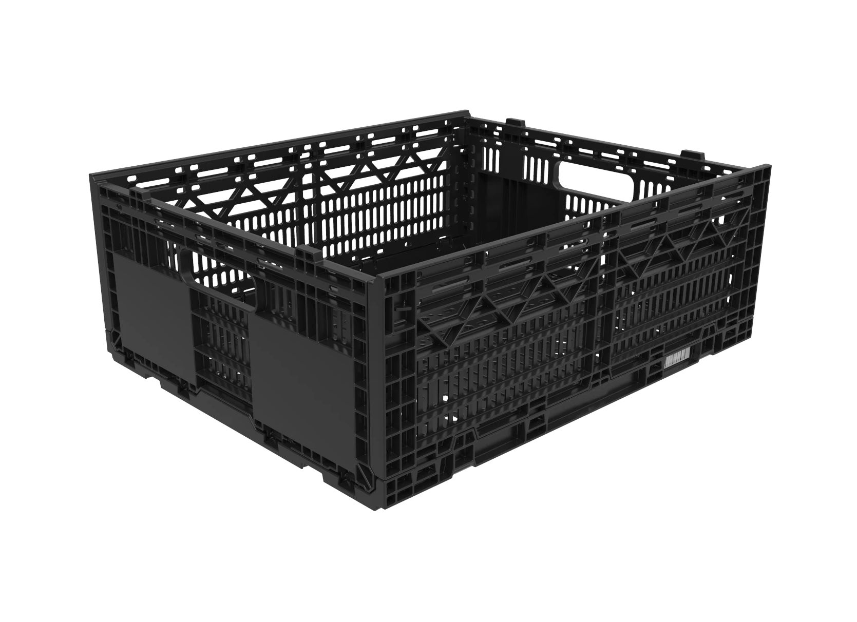 24 X 20 X 9 Collapsible Handheld Container For Case Ready Meat