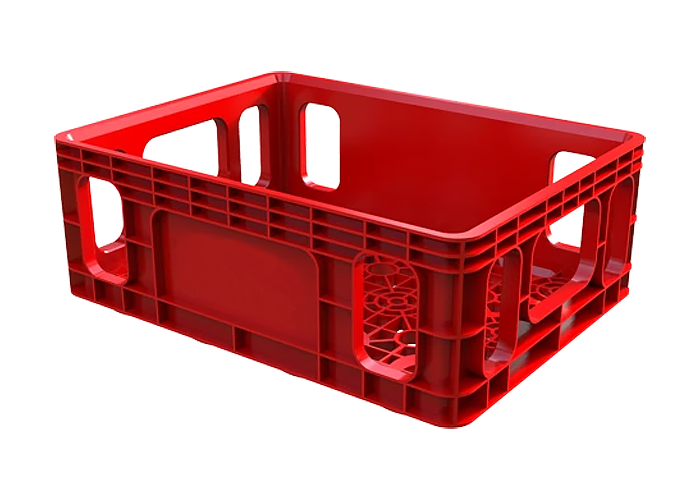 15 x 11 x 6 - Handheld Beverage Shell - 1L 12 Pack Crate