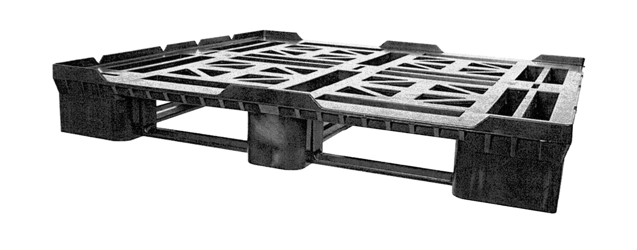 48 x 45 - Nestable Plastic Pallet - Partial Lip | Reusable Transport ...