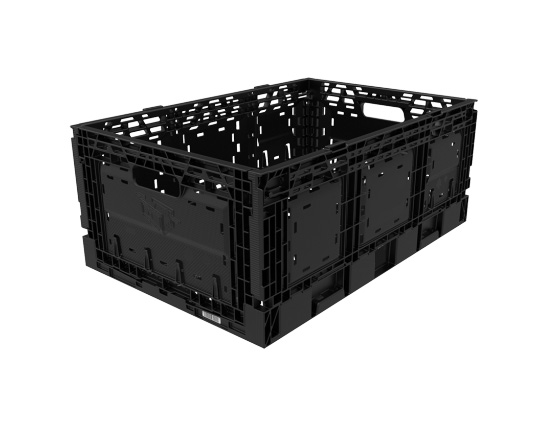 24 x 16 x 10 - Collapsible Handheld Container - Cross Stack