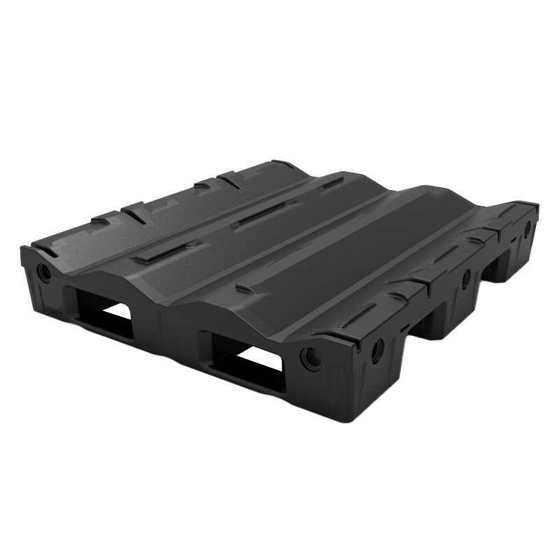 45 x 52 - Plastic Roll Pallet - Rackable, 3 Cradle, 2 Runners